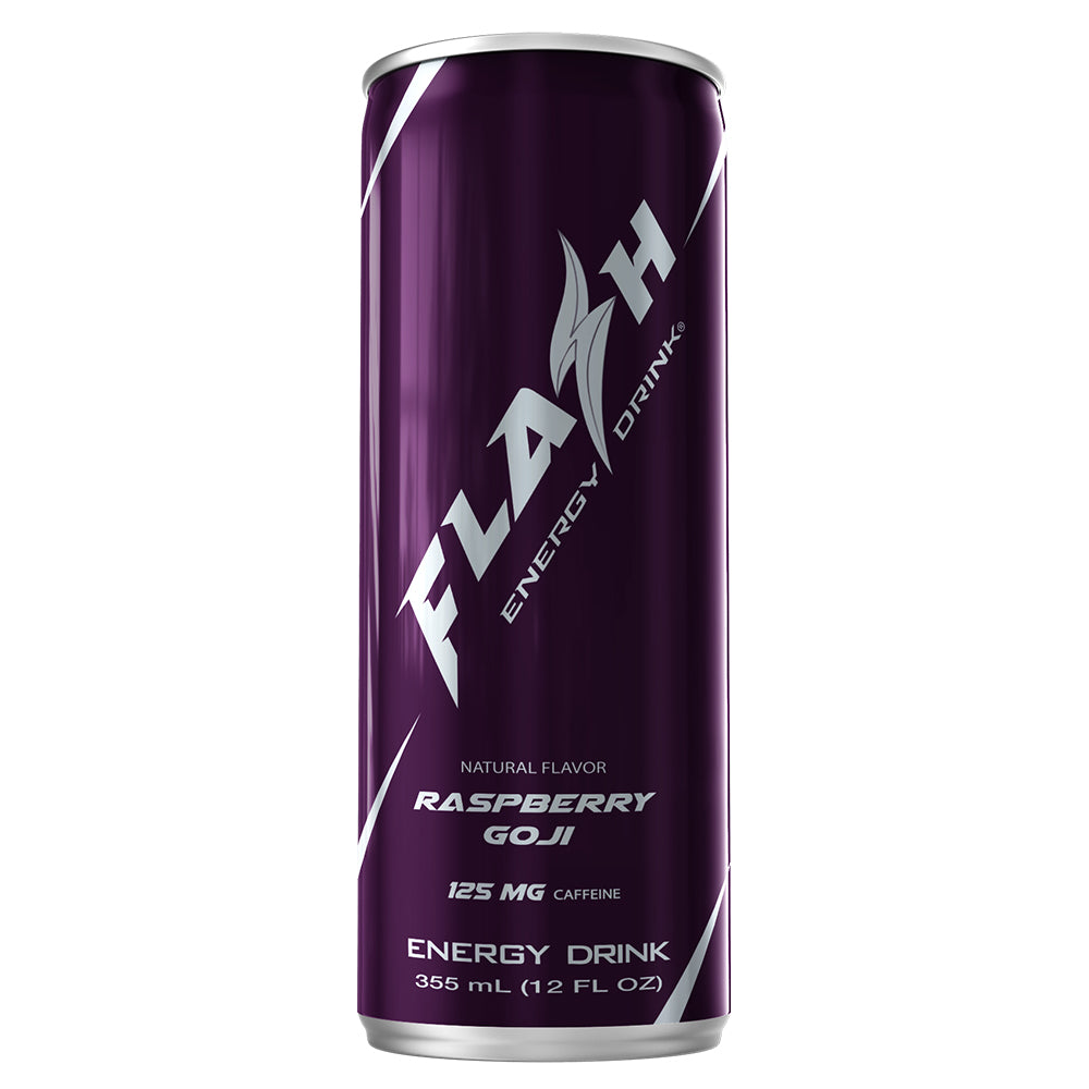 Flash Energy Drink® | Raspberry Goji | Natural Flavor & Clean Energy